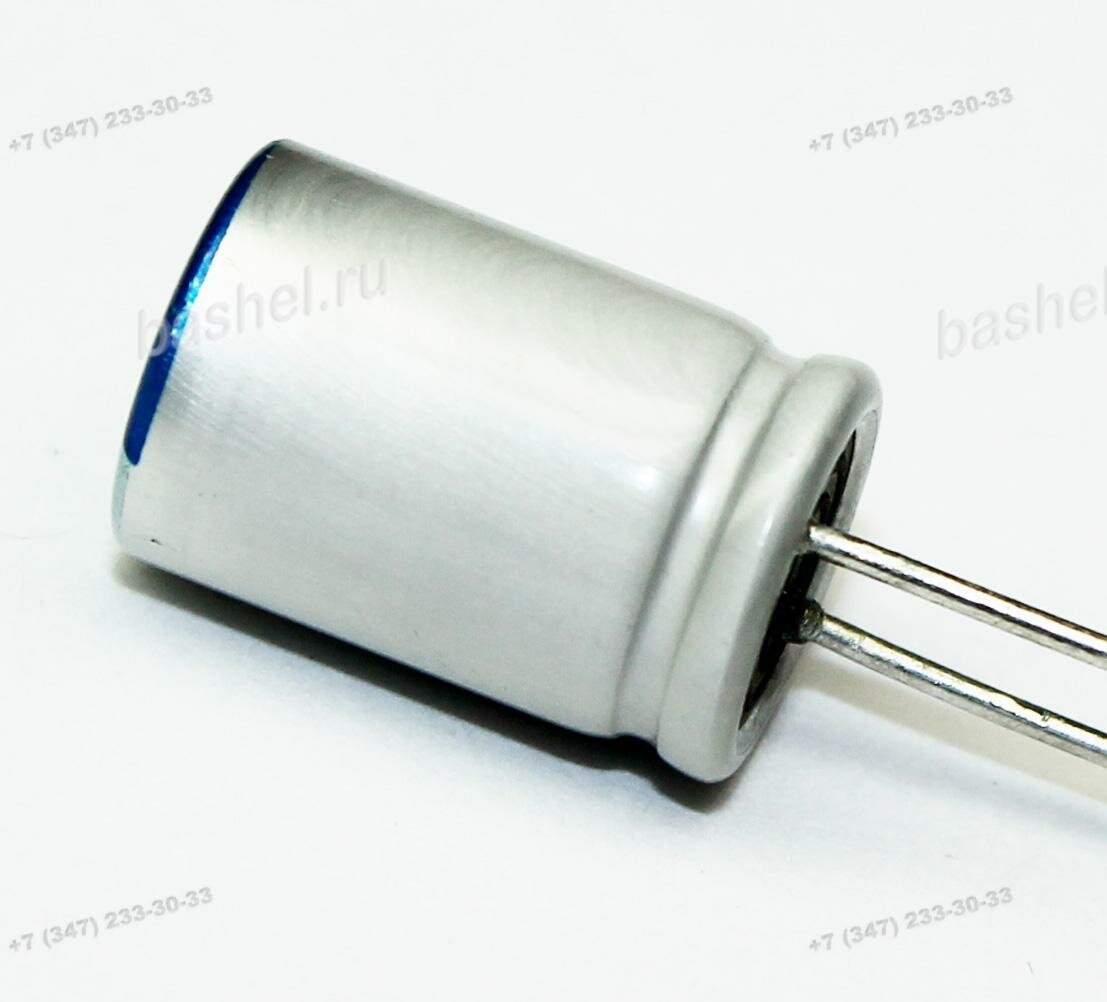 ECAP 470 мкФ / 16 В (8х12) A750, Конденсатор электролитический, KEMET