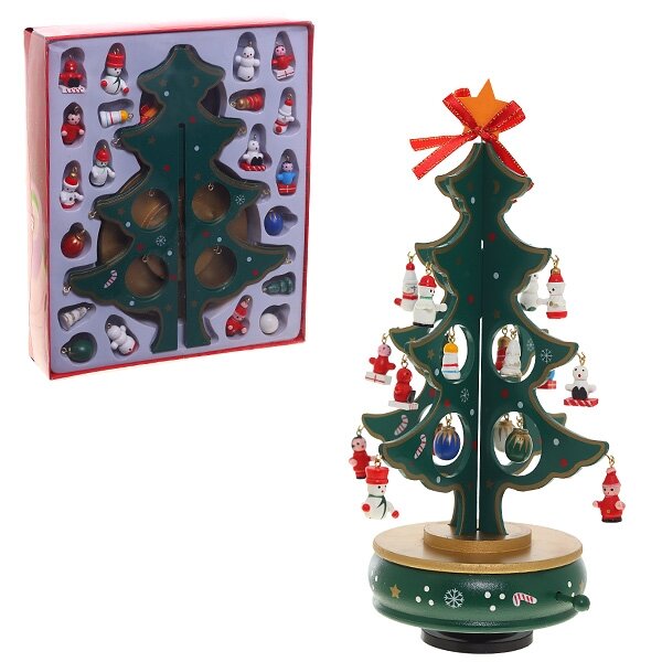 Статуэтка Елка с музыкой, 19х5х22,5 см KSM-239537