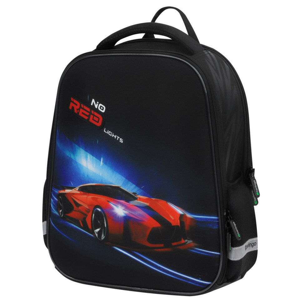 Ранец Berlingo Expert Mini "No red lights" 36*27*14см, 2 отделения, 2 кармана, анатомическая спинка, 368680