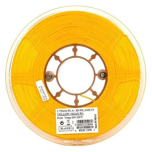 Пластик Esun PLA+175Y1 PLA+/1.75мм/1кг/желтый