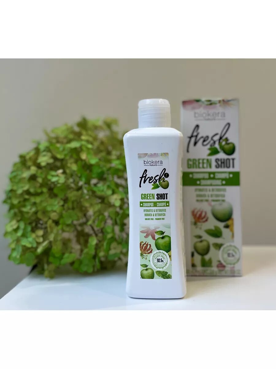 Бессульфатный шампунь GREEN SHOT Fresh Biokera Natura