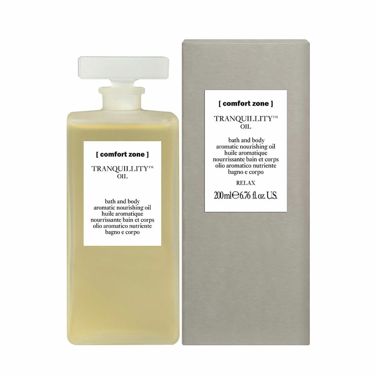 Успокаивающее масло для тела и ванны - Comfort Zone - TRANQUILLITY BATH OIL