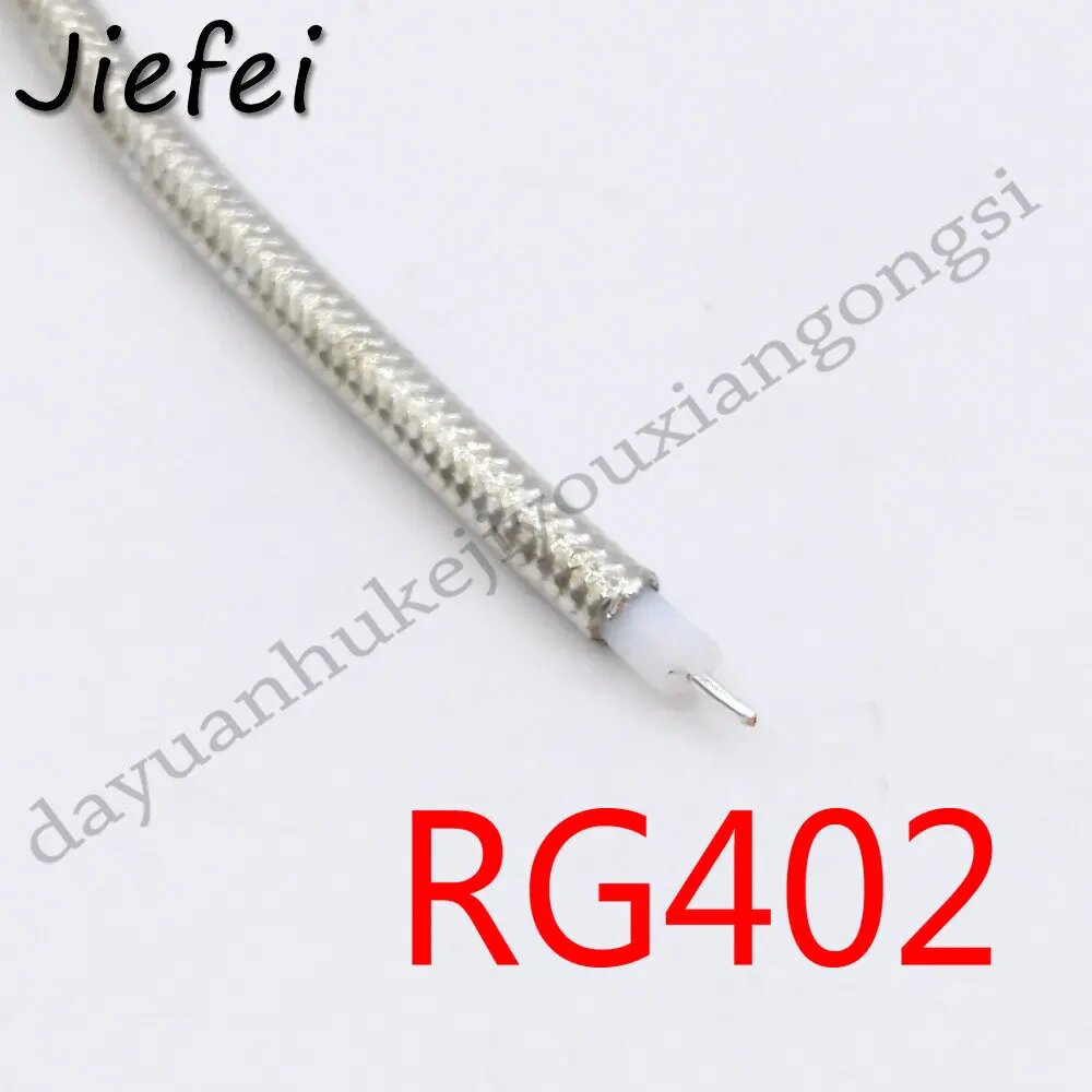 Полужесткий гибкий коаксиальный кабель-адаптер RG402/RG405 50 Ом с синей оболочкой 20M, RG402