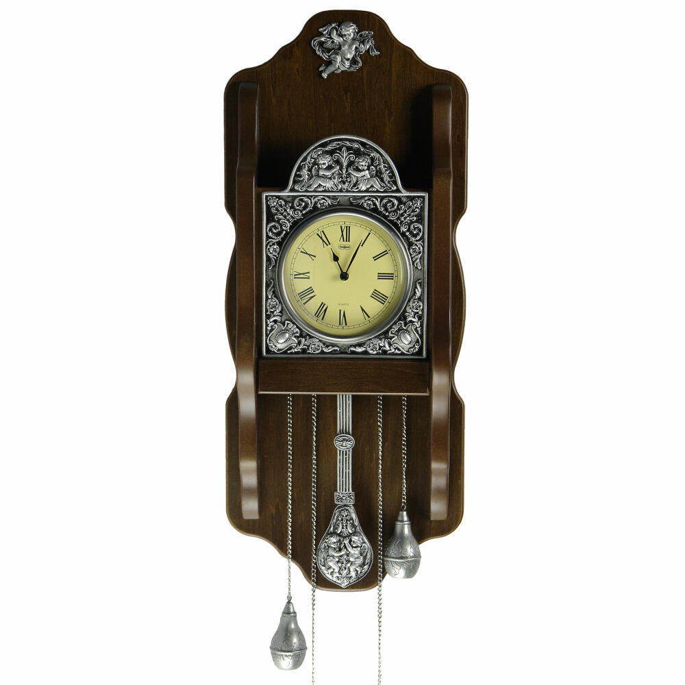 Часы настенные с маятником Мон Амур (без боя)