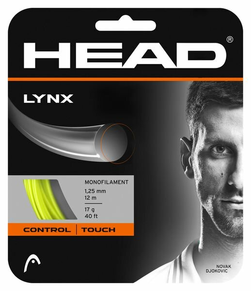Струна теннисная Head Lynx Yellow 1.25mm 12m
