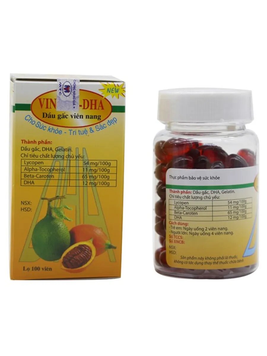 Масло момордики 100 капсул Вьетнам