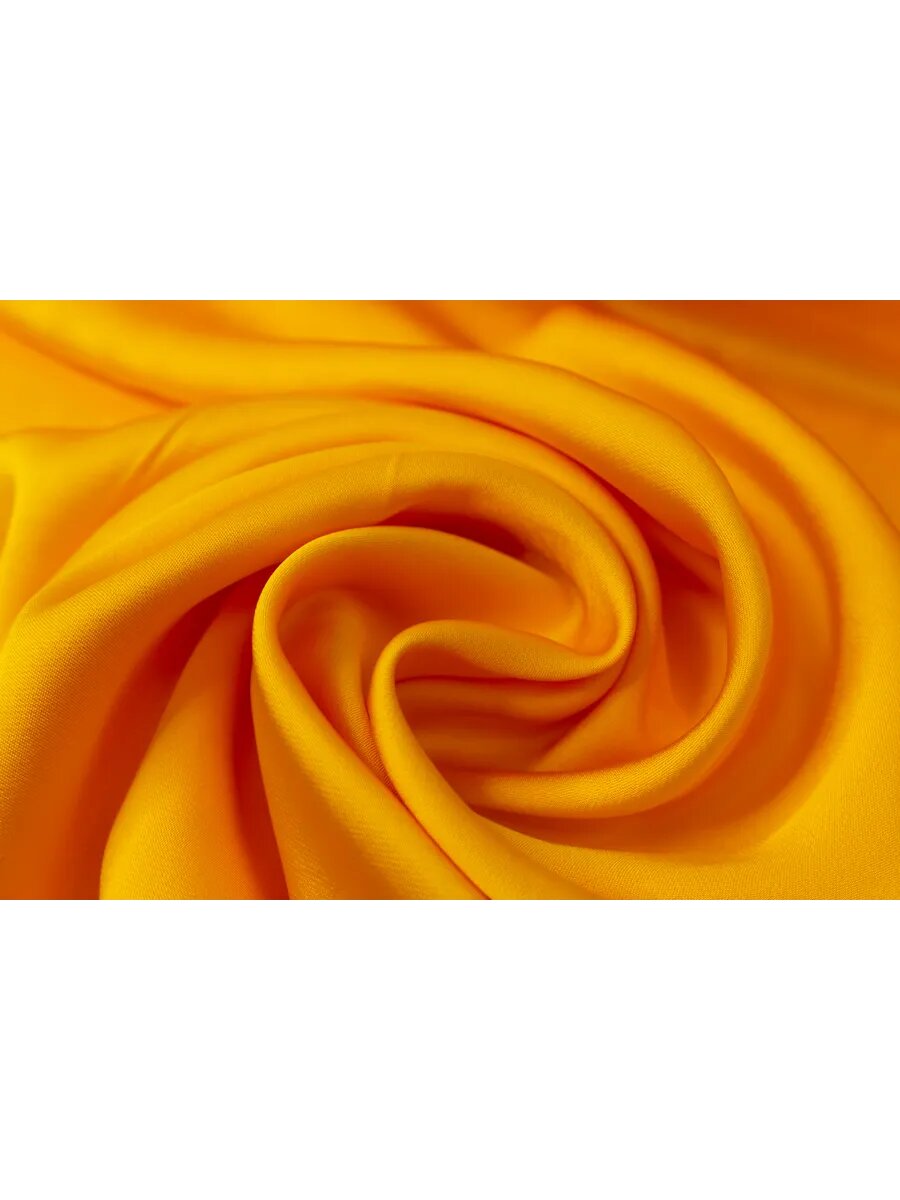 Ткань Вискоза плательная сатин желтая