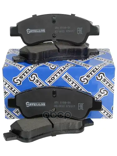 Колодки дисковые п! Dongfeng, Peugeot 206/207/307, Citroen Berlingo/C3 1.4i-2.0HDi 00> Stellox арт. 851010BSX
