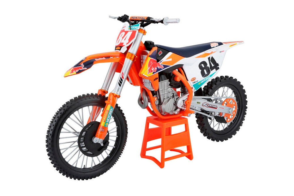 Модель коллекционная MAISTO Ktm 450 sx-f world champion mxgp 2018 jeffrey herlings #84