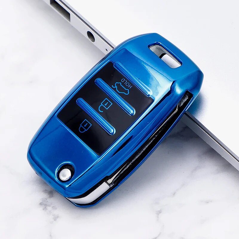 Чехол для ключей Kia blue