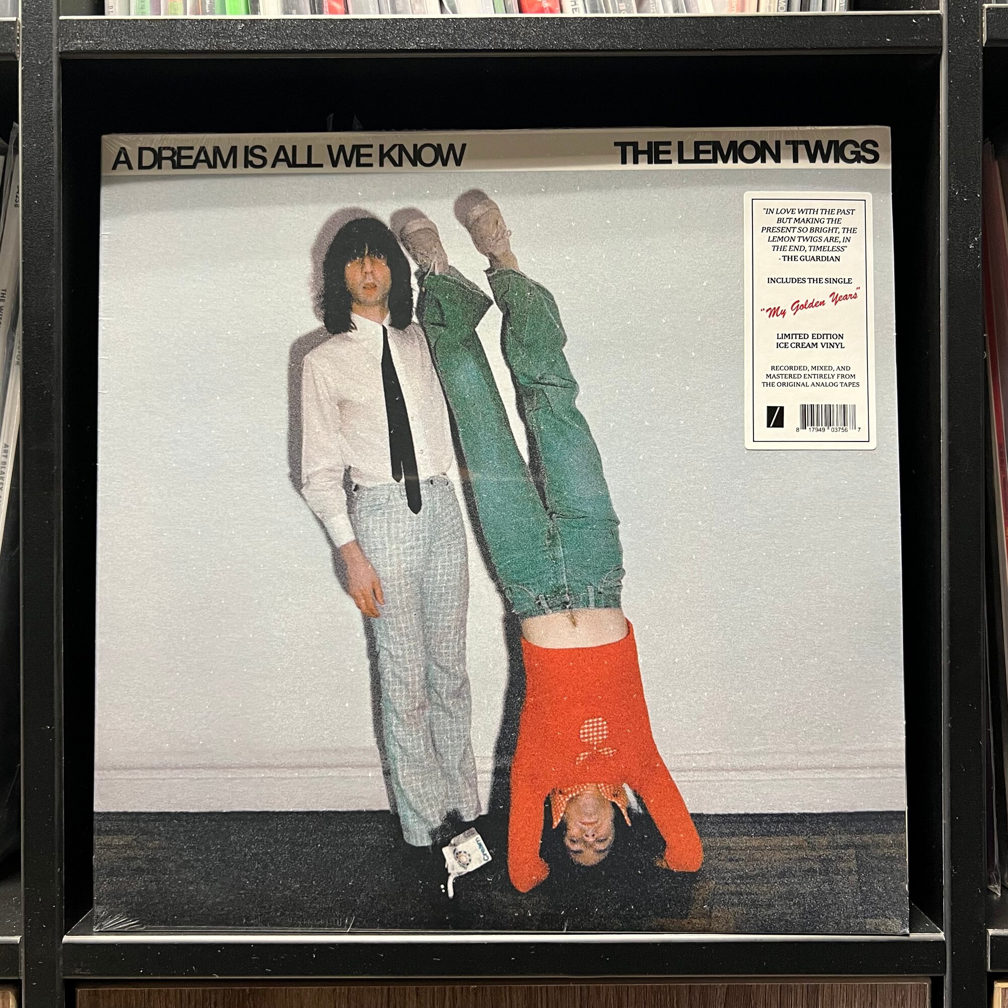 Виниловая пластинка The LEMON TWIGS - A Dream Is All We Know (still sealed, limited "ice cream" white vinyl LP) LP Винил