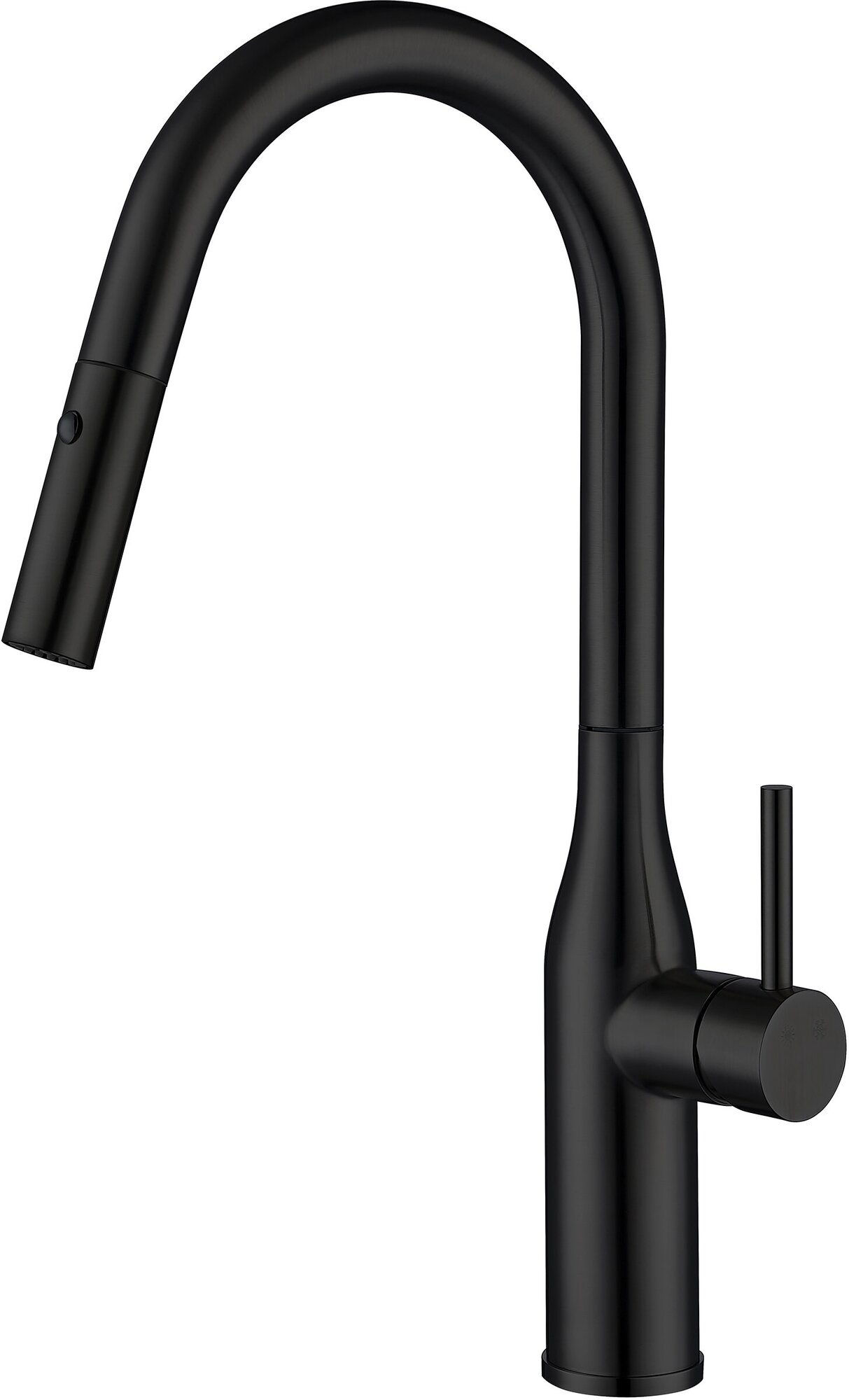 Смеситель для кухни Gappo G4398-46 с выдвижным изливом, черный