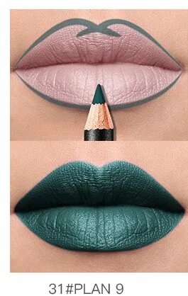 Pudaier 12-color водостойкий карандаш для губ 31