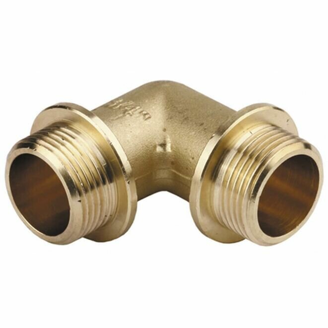 Уголок GENERAL FITTINGS 3/4", латунь, "штуцер - штуцер"