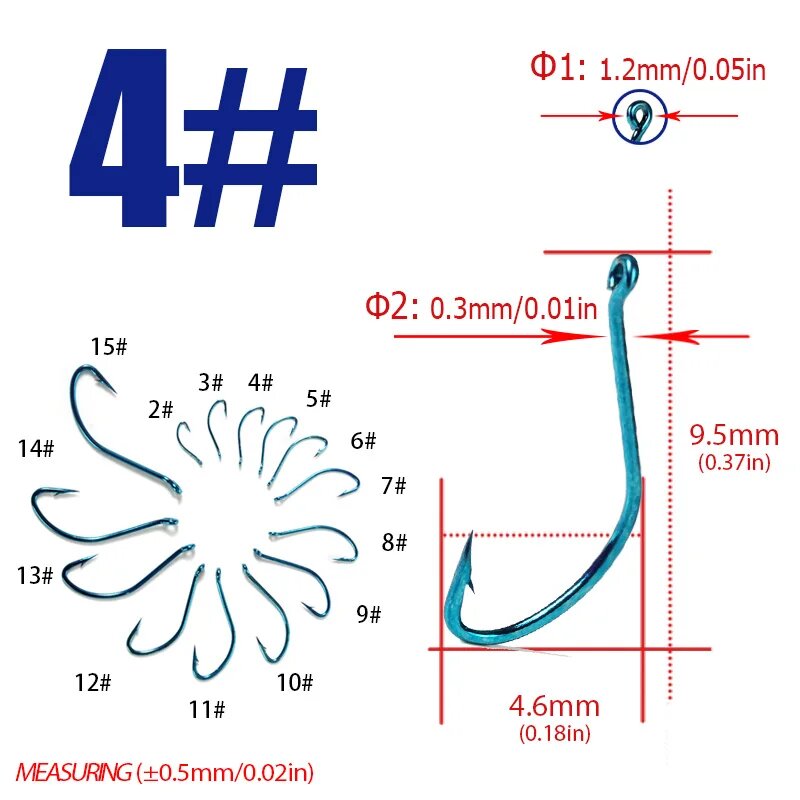 Голубой Assist Hook Ckamakastu F22, Цвет: 4