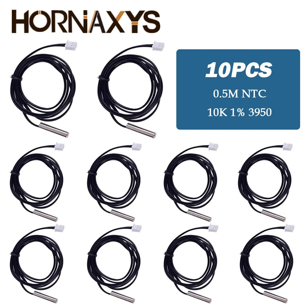 NTC термистор датчик температуры 10К 1% 3950 10pcs--0.5M