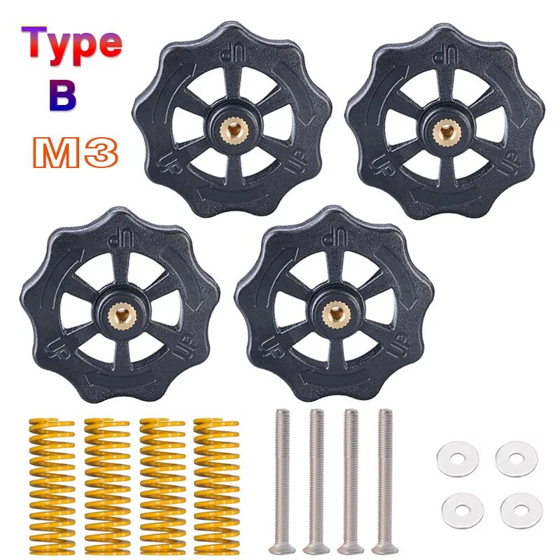 Комплект запчастей для 3D принтеров 5Aplusreprap Type B-Yellow Spring