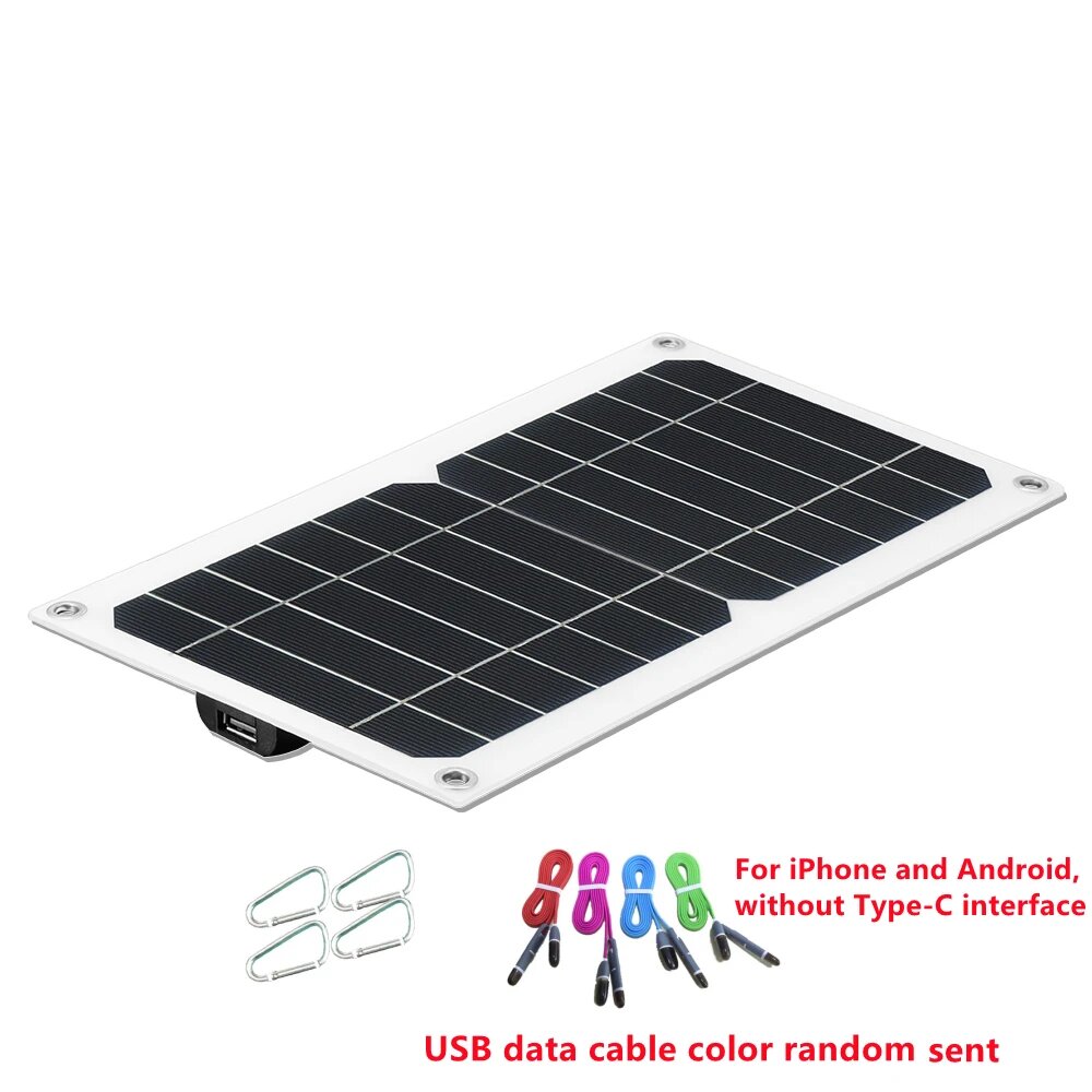 Солнечная панель 5W для телефона, USB Output Kit