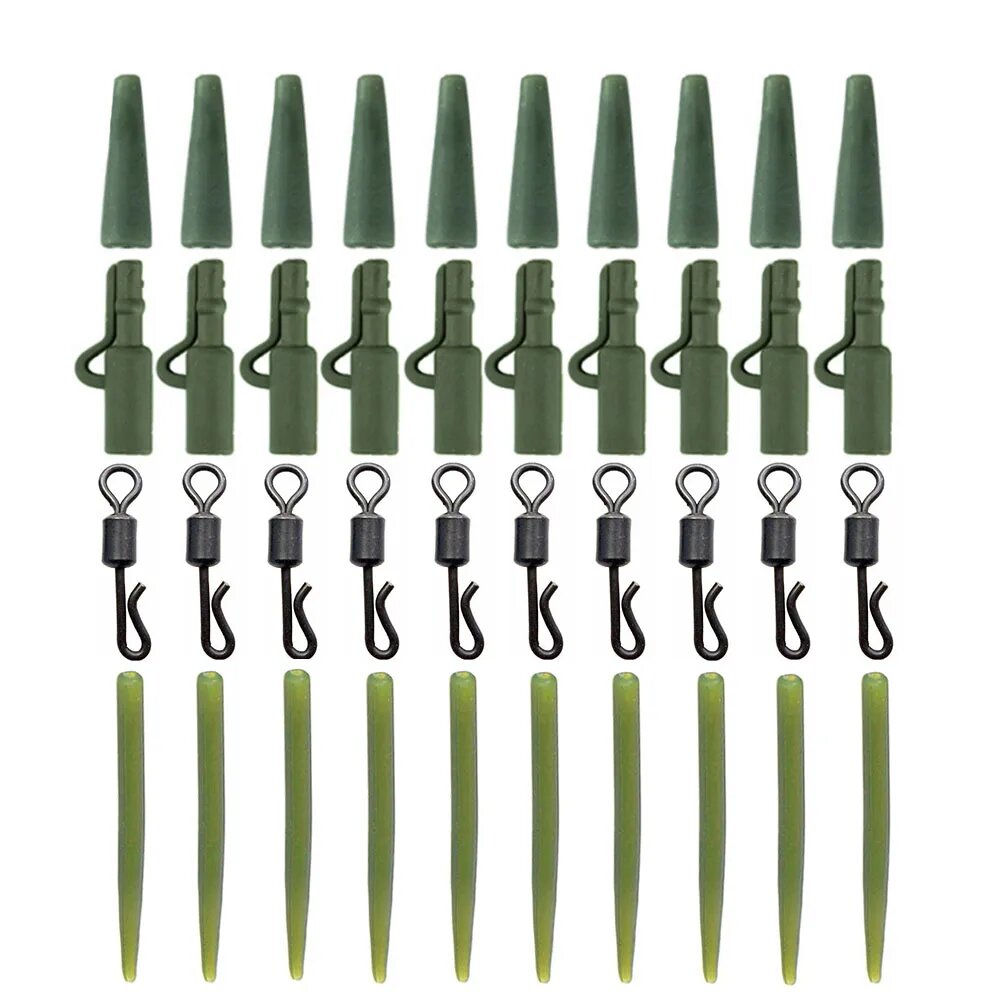 Набор для карповой оснастки Facifa 10 комплектов 10 sets 40 pcs