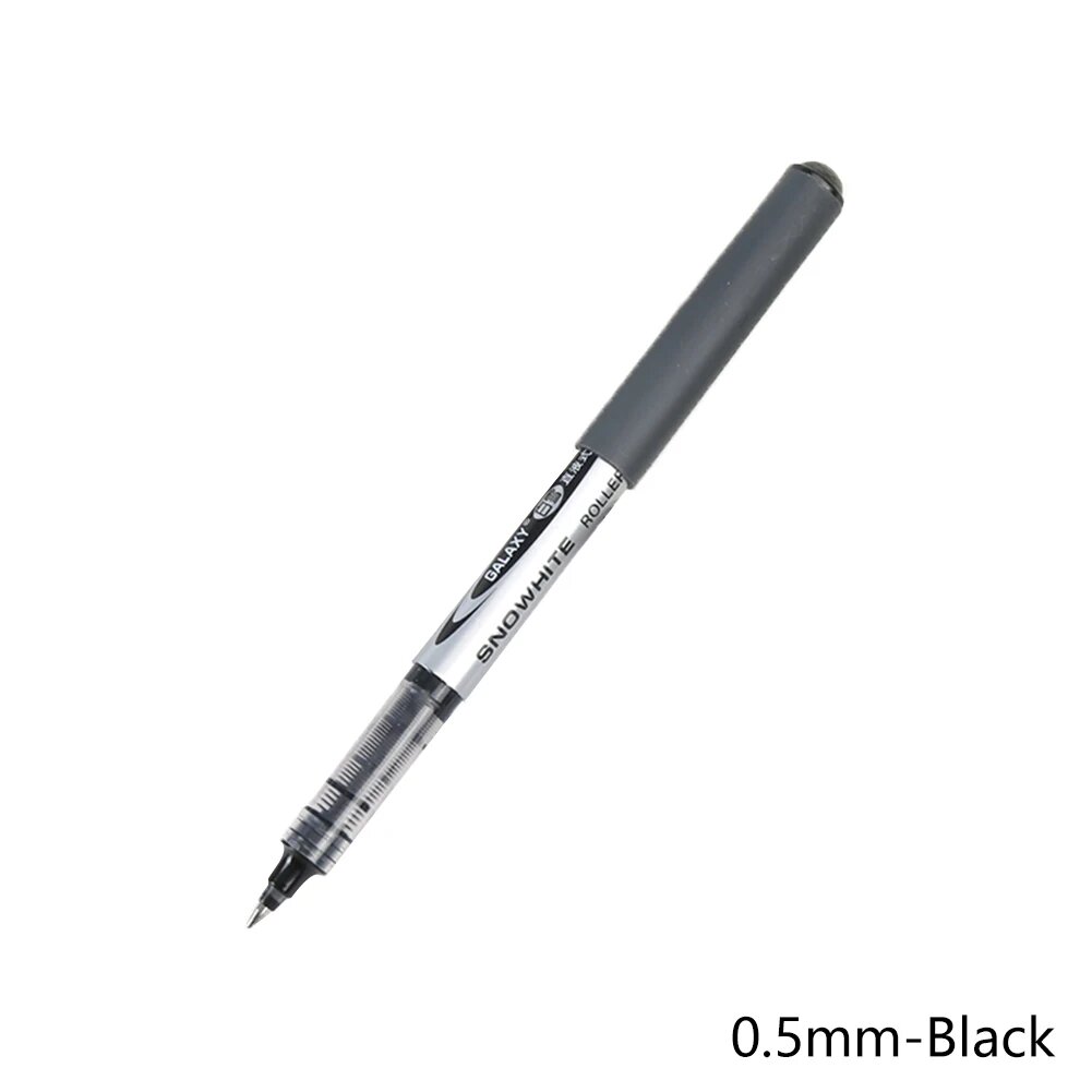 Гелевая ручка тонкий наконечник 0,28/0,38/0,5 мм Черный, 0.5mm-Black