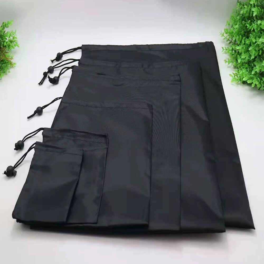 WYMECT Черная сумка-мешок из оксфорда 25cm x 35cm