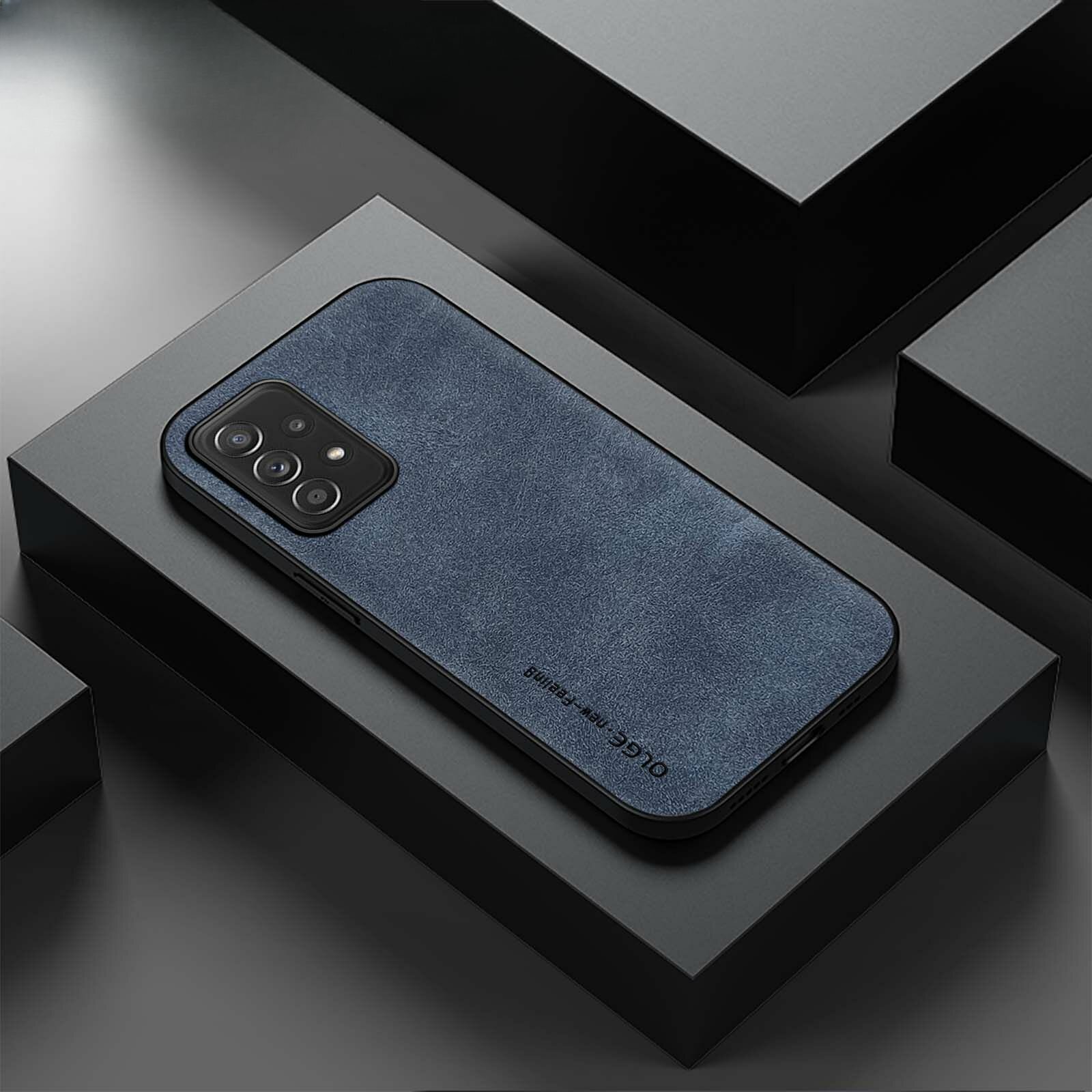 Роскошный кожаный чехол для смартфона Samsung Galaxy A32 4G(на Самсунг Галакси A32 4G) защитный чехол