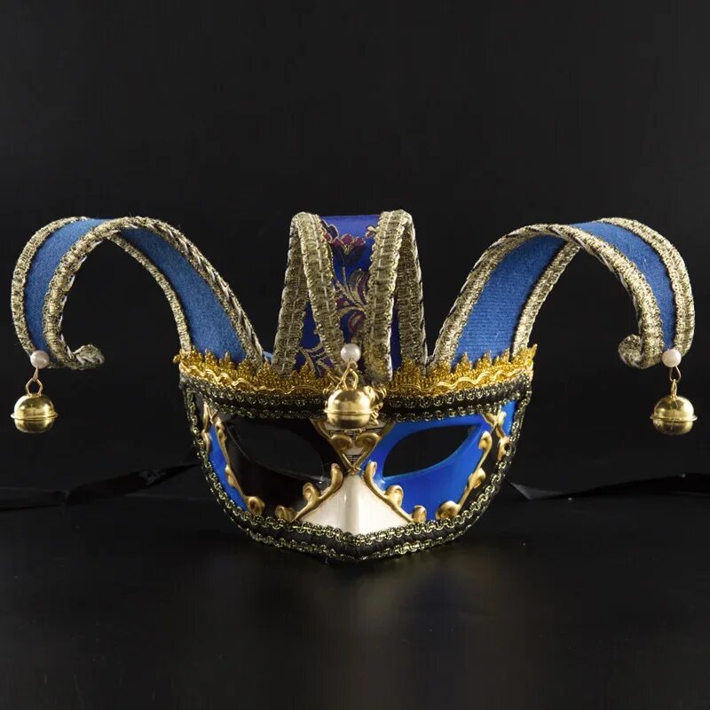 Маска Венецианский карнавал 01 blue
