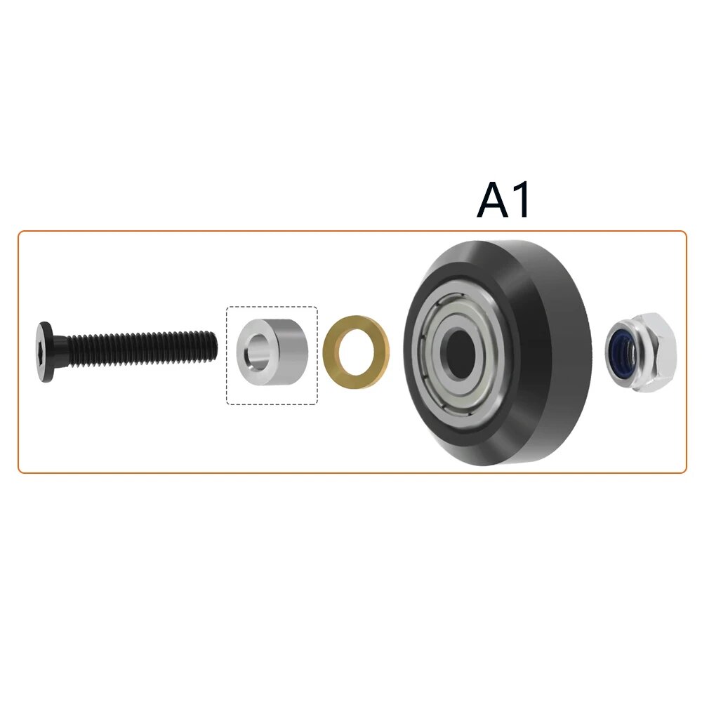 Комплект колес POM для 3D принтера T-Trees A1