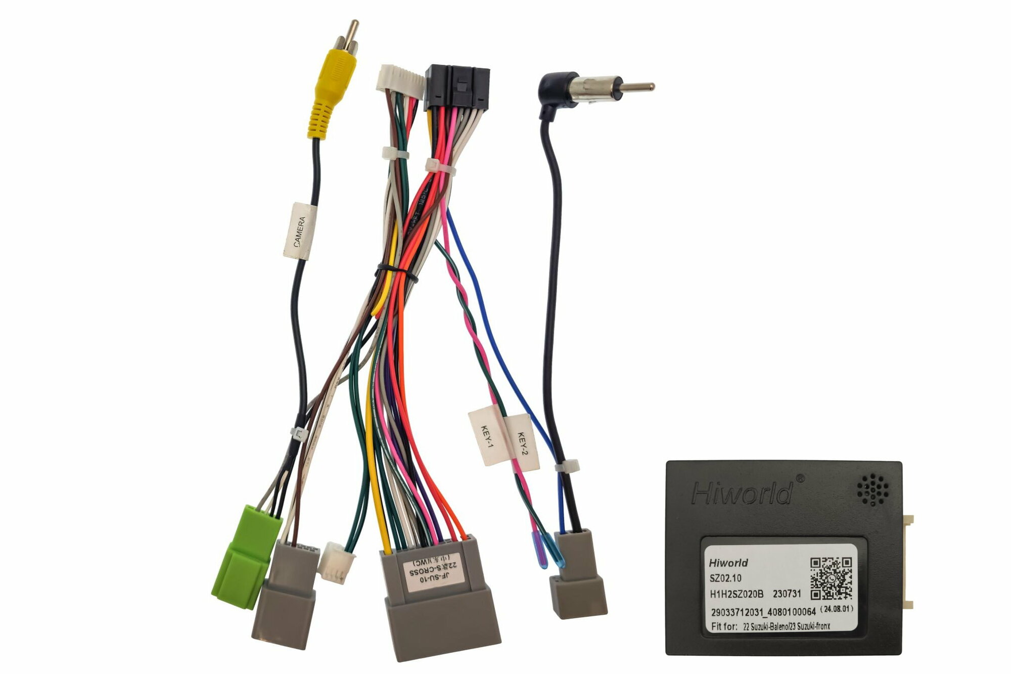 Комплект проводки Suzuki Grand Vitara 2022+ для авто без 360 для установки Android магнитолы / Wide Media