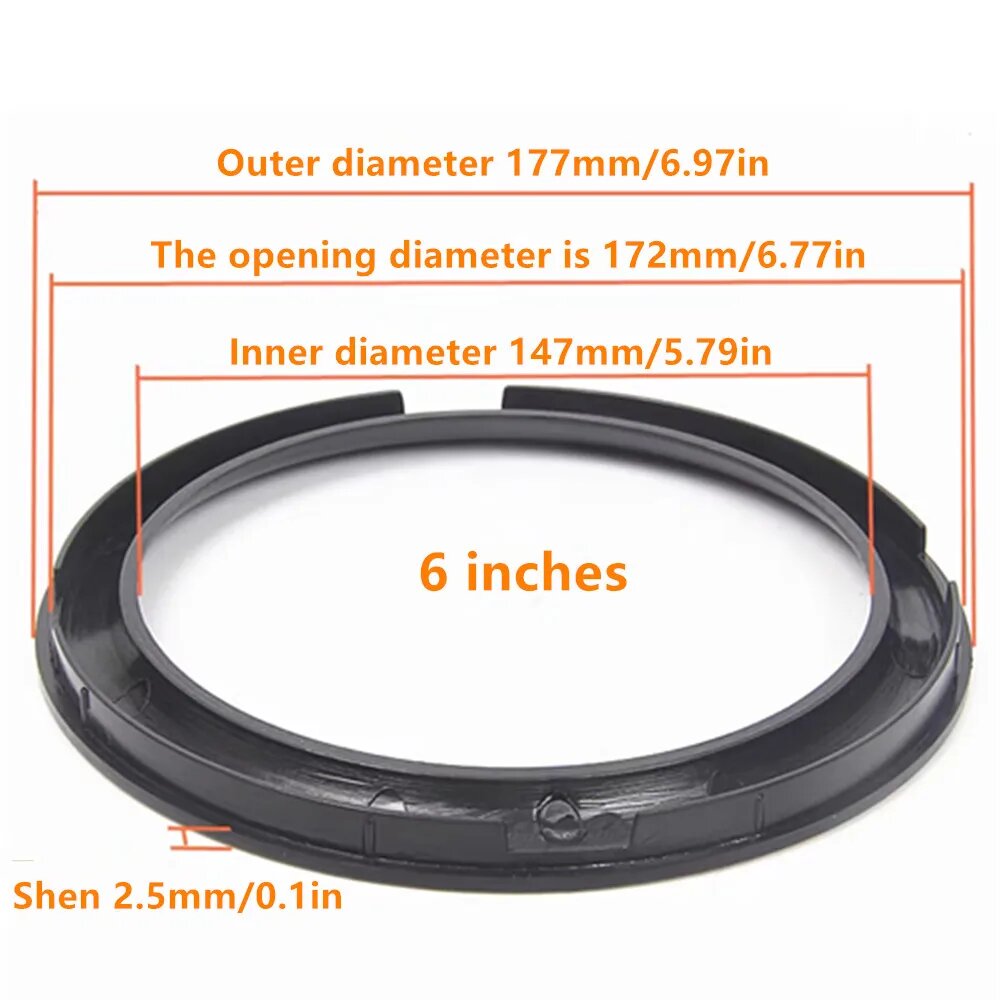 Внешнее декоративное кольцо 6 inches