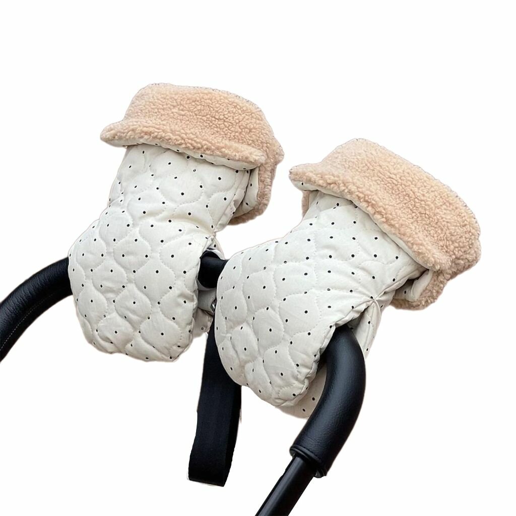 Коляска флисовая муфта для рук водонепроницаемые перчатки коляски теплые незамерзающие толстые зимние