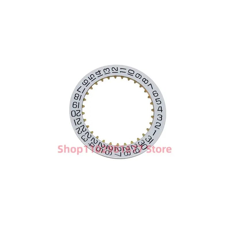 Аксессуары для ремонта механизма ETA7750, белый диск колеса с календарем и датой, для оригинального ETA 7750, замена запасных частей 3 часа