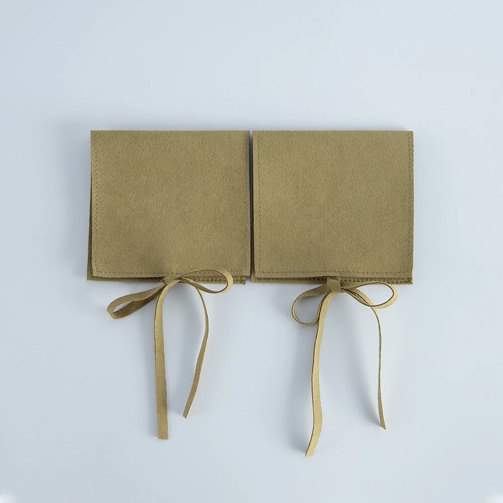 5 шт, бархатные подарочные пакеты из микрофибры Weikende 6x6 см 8X8 cm, 5pcs no logo