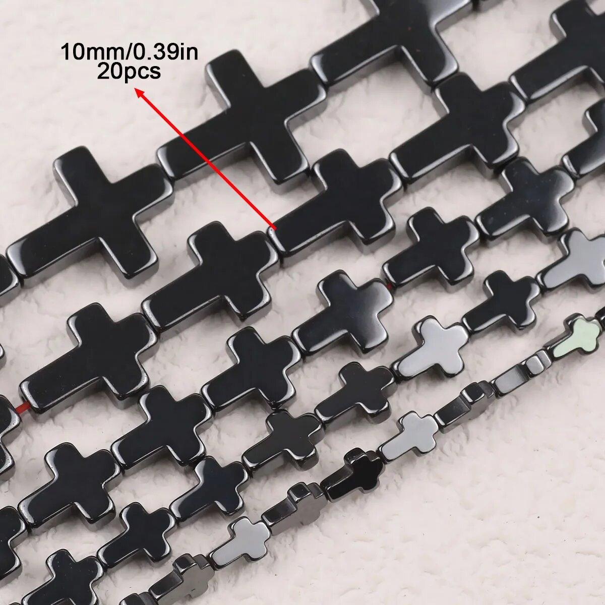 Бусины из гематита JHNBY 4/6/8/10/14 мм 10MM 20pcs