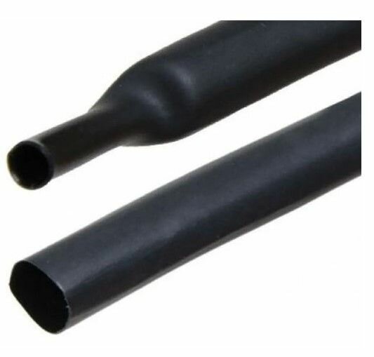 Термоусадка General трубка ТУТ 4/2мм, Черная 1м. 1 шт.