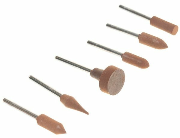 Насадки резин полир набор 6шт FIT