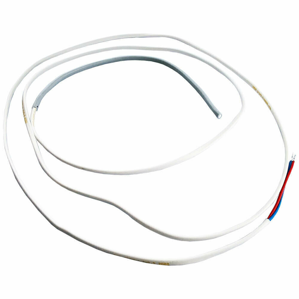 ТЭН гибкий Провод нагревательный с фторопластовой изоляцией ПНФ - 2*1 2.25м (0.25м греющая + 2м холодная) 8W 220V 60-105градусов ТЭН оттайки-слива конденсата, предотвращающий обмерзание стекол, обогрева дверей, трубки слива