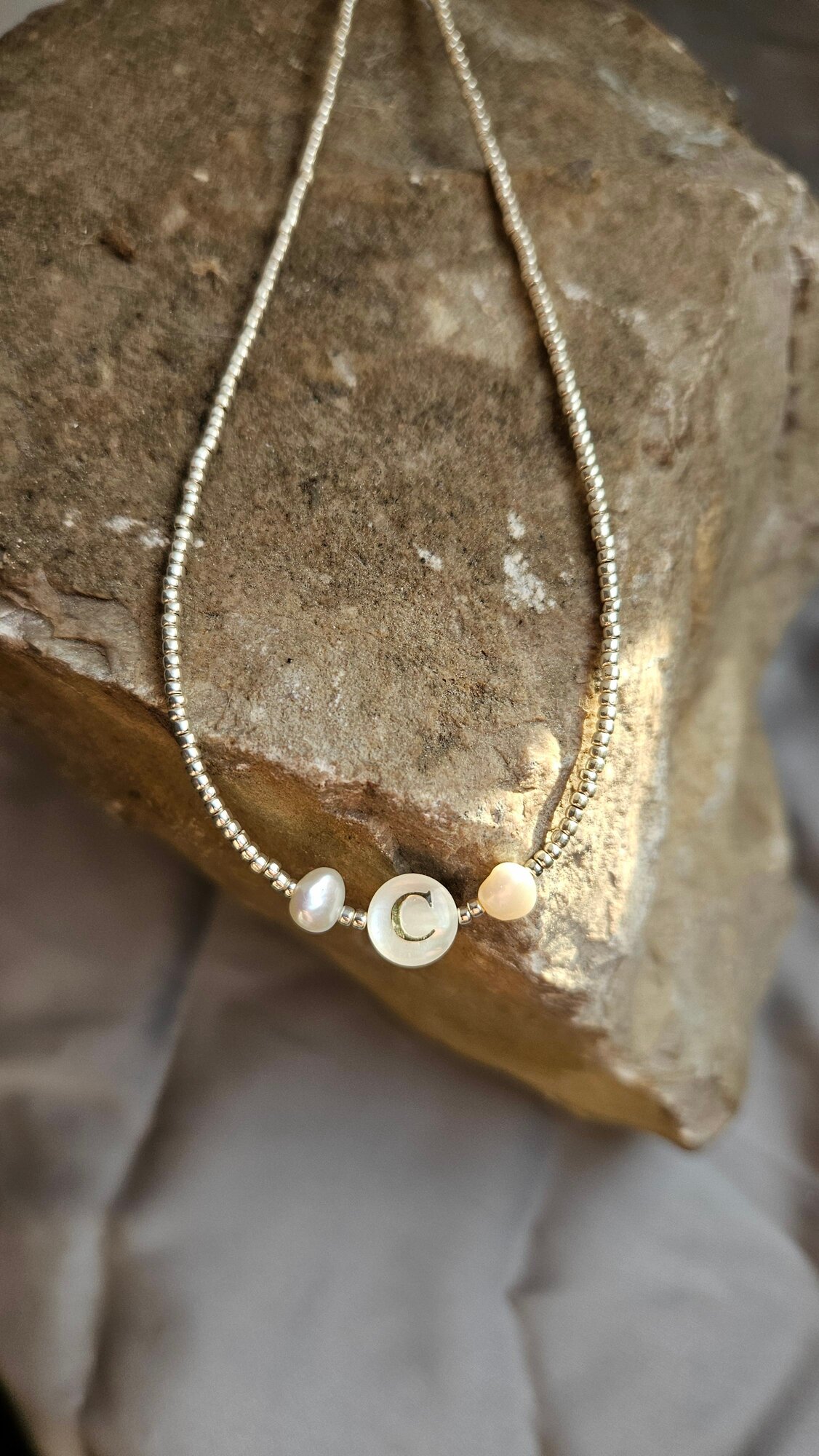 Колье, перламутр