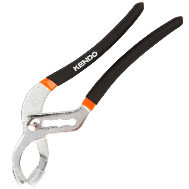 Клещи переставные KENDO 235мм, углеродистая сталь, материал ручки ПВХ