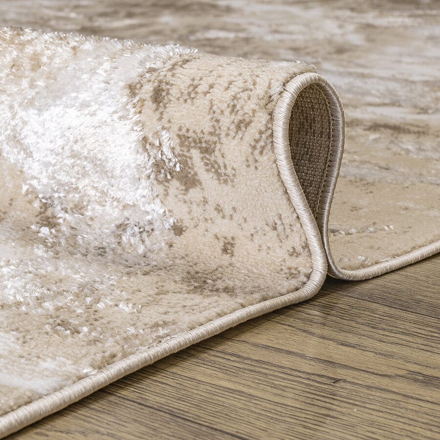 Ковер, Овал, Бежевый, Серый, Коричневый, Золотисто-жёлтый, Современный, на пол, в гостиную, спальню, в ассортименте (160 см. на 230 см.)