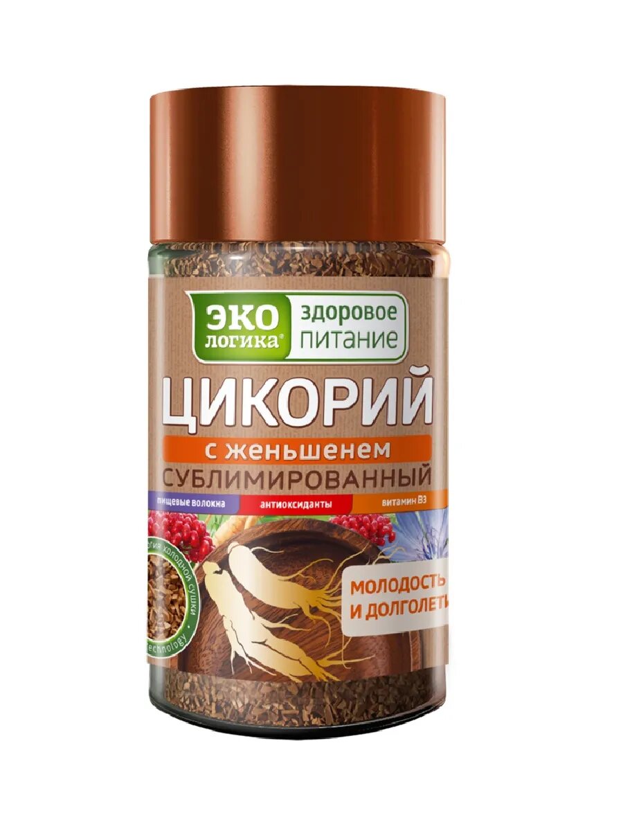 Цикорий Экологика с женьшенем сублимированный 85 гр.
