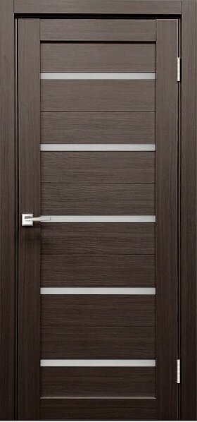 Межкомнатная Дверь Verda Х-3 Грей со Стеклом Сатинат Белый 2000х700мм (Полотно 1шт) / Верда.