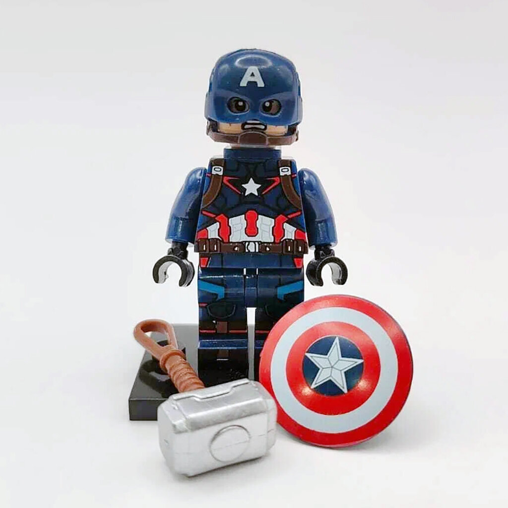 Минифигурка "Капитан Америка версия 3", игровая / коллекционная фигурка супергероя из вселенной Marvel
