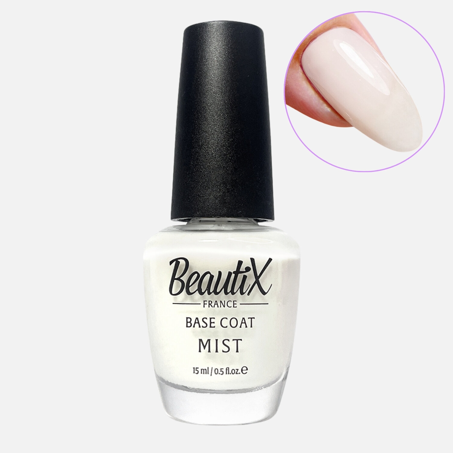 Базовое покрытие для лака Beautix Mist 15 мл База + Укрепление