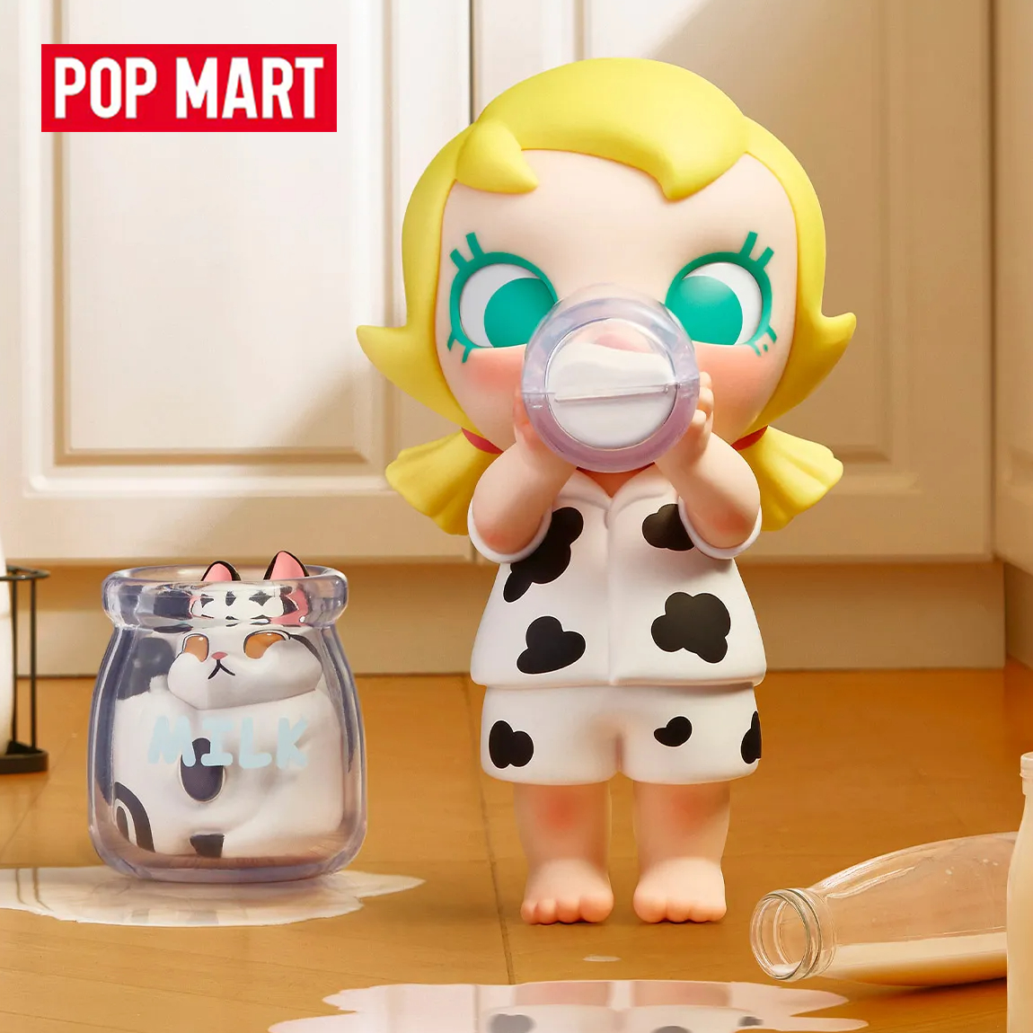 Коллекционная фигурка Слепая коробка POP MART Baby Molly & Baby Tabby Series Figures, унисекс, пластик,1 шт,9 cmКоллекционная фигурка Слепая коробка POP MART Baby Molly & Baby Tabby Series Figures, унисекс, пластик,1 шт,9 cm