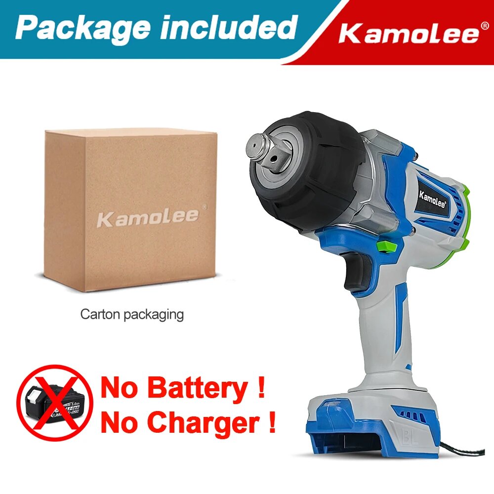 Kamolee 4100NM бесщёточный ударный гайковерт No Battery Carton