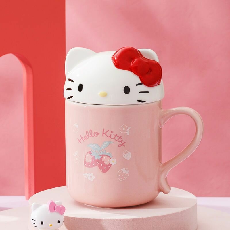 Кружка hello kitty в подарок на день рождение
