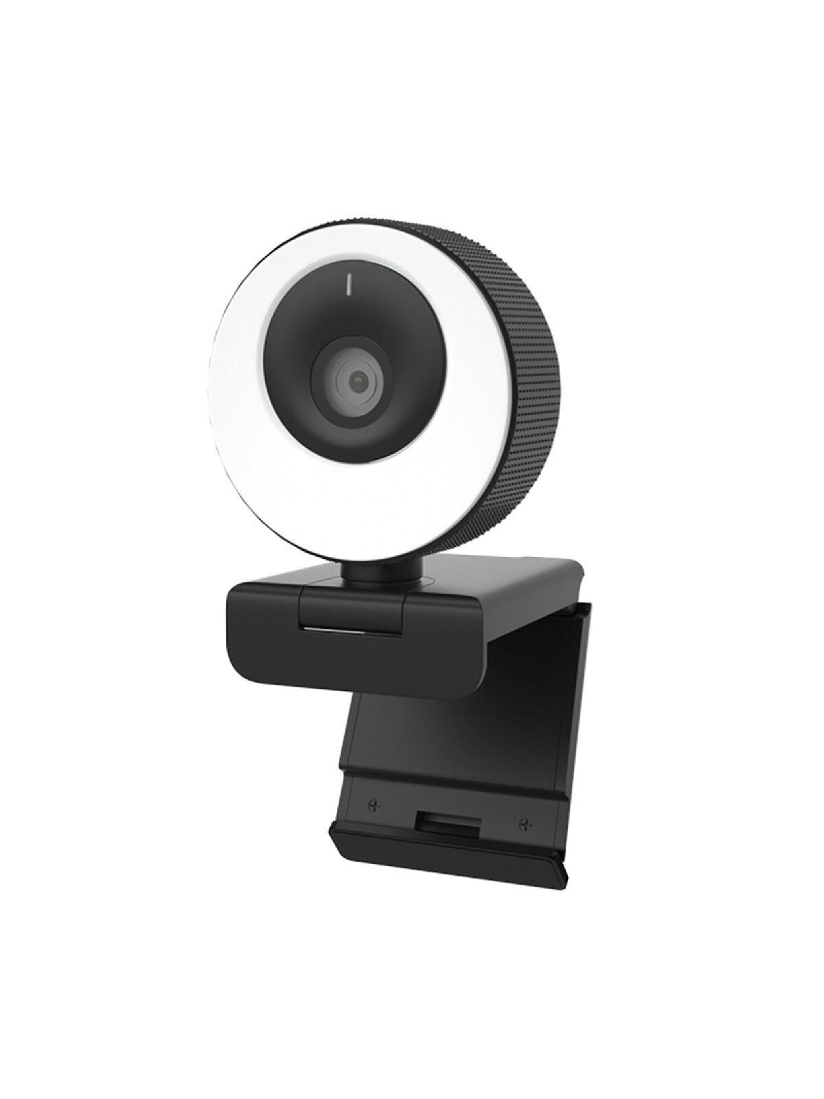 1080P Webcam with Microphone AutoFocus Adjustable Brightness USB Streaming Web Camera 60fps for Meeting Gaming Class
