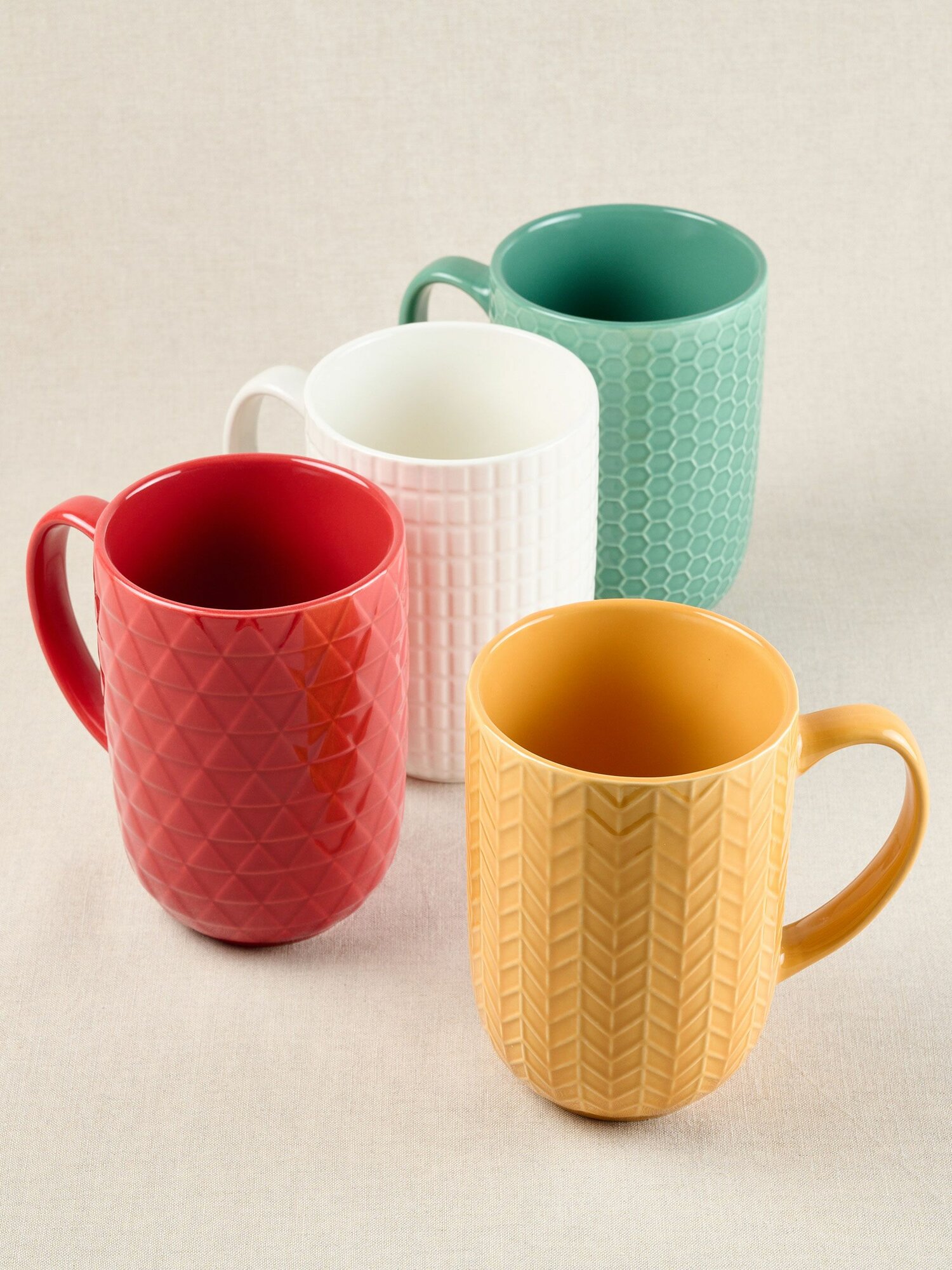 Набор кружек 4 шт. 570 мл "Калейдоскоп"