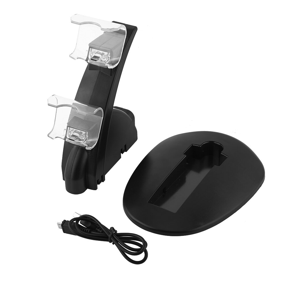 With Indicator Charging Stand Charger for PS4, Dual PS4 Pro/Slim Console
